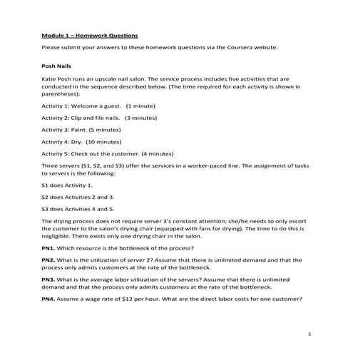 module 1 hw questions uploaded | PDF