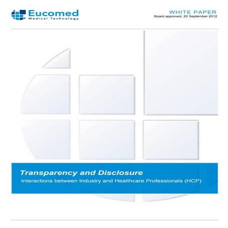Eucomed Transparency Position | PDF