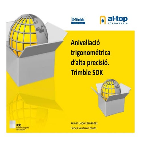 Anivellació trigonomètrica d'alta precisió. Concepte SDK Trimble | PDF