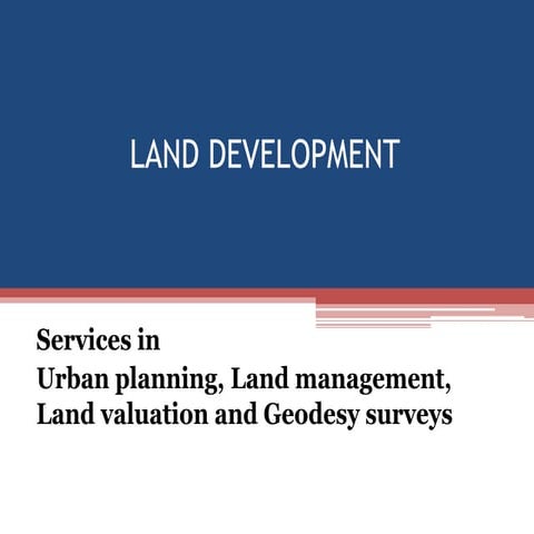 Land development in renewable | PPT