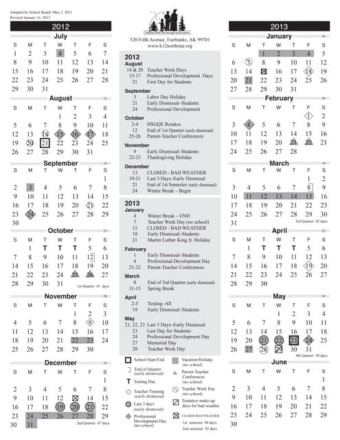 Elementary Calendar 09 10 | PDF