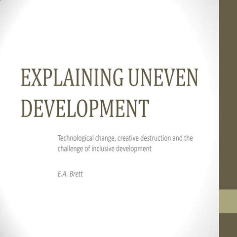 2012 25 06_Explaining uneven development | PPTX | Economy | Business ...
