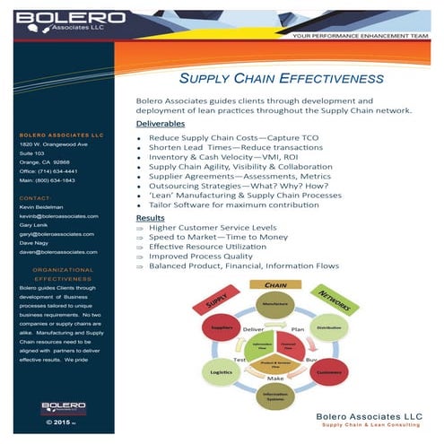 Bolero Supply Chain Flyer 021715 Rev 3 | PDF