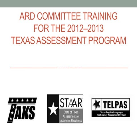 2012 ard committee training elem, int, ms | PPT
