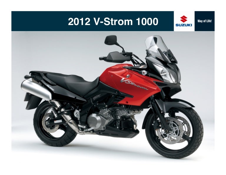 2012 DL1000 product presentation