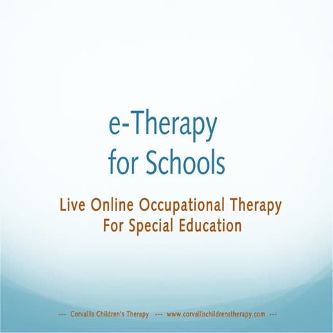 TinyEYE: Speech Therapy Telepractice | PPT