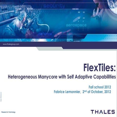 Fall School On Programming Paradigms For Multi Core Embedded Systems 6447
