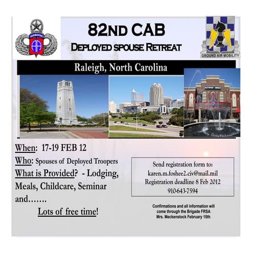 April 20-22 Strong Bonds Retreat Flyer & Form | PDF
