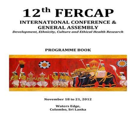 2012 fercap programme ethics commitiees asiapak | PDF