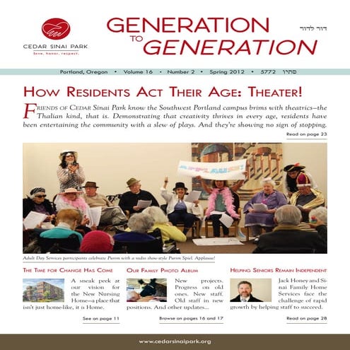 Generation to Generation Spring 2012 | PDF