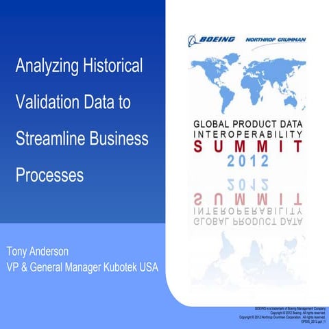 Analyzing Historical Validation Data to Streamline Business Processes | PPT