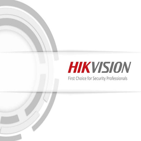 CDS Hikvision Intro 2012 V.1 | PDF