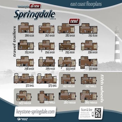 2012 Keystone Springdale Travel Trailers/Fifth Wheels | PDF | Interior ...