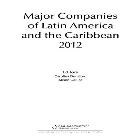 2012 Major Companies of Latin America and the Caribbean (2012) | PDF