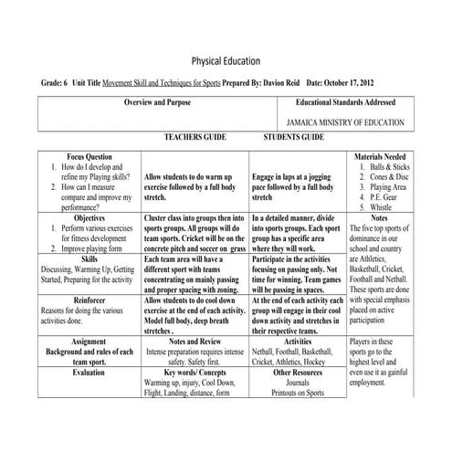 2012 lesson plan g6(october 17) | DOC