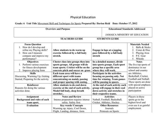 Physical Activity Participation :Target Games | PPTX