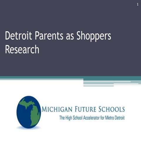 Consumer Behaviour - Selecting a School for your child | PPTX