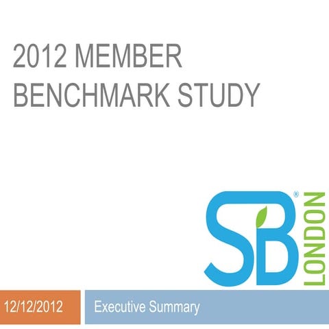 2012 member benchmark study results | PPT