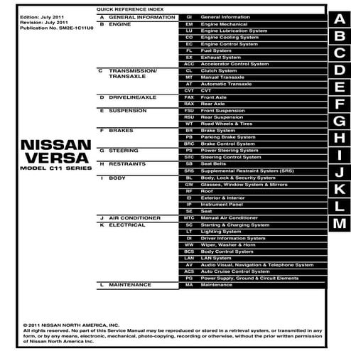2012 Nissan Versa Hatchbcak Service Repair Manual.pdf