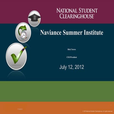 NSI 2012: National Student Clearinghouse | PDF | College Planning ...