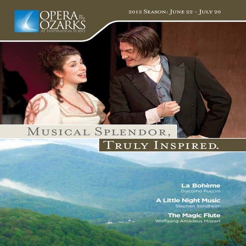 2012 Opera in the Ozarks | PDF | Music | Entertainment