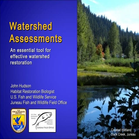 Watershed Assessments by John Hudson | PPT