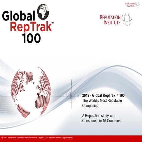 2012 rep trak_100-global_report | PPT