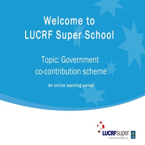 LUCRF Super - Pensions | PPT