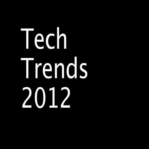 Tech Trends 2012 | KEY