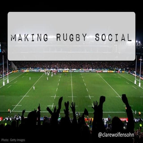 Rugby World Cup: 2012 Ticketing Professionals Conference - Clare ...