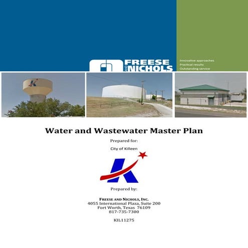 2012 Water & Wastewater Master Plan | PDF