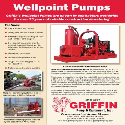 2012 Wellpoint Pump | PDF
