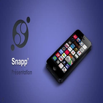 Snapp’ - présentation/overview - march 2013 (Français) | PDF ...