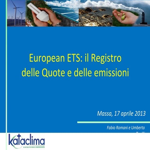 Panoramica generale del Registro EU-ETS | PPT