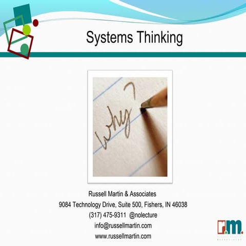 Understanding Systems Thinking | PPT