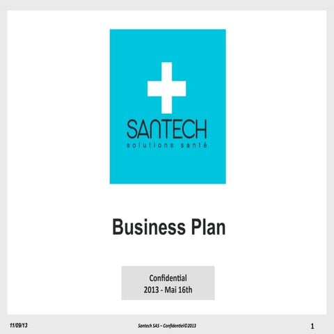 Santech - Business Plan | PDF | Healthcare Industry | Industries