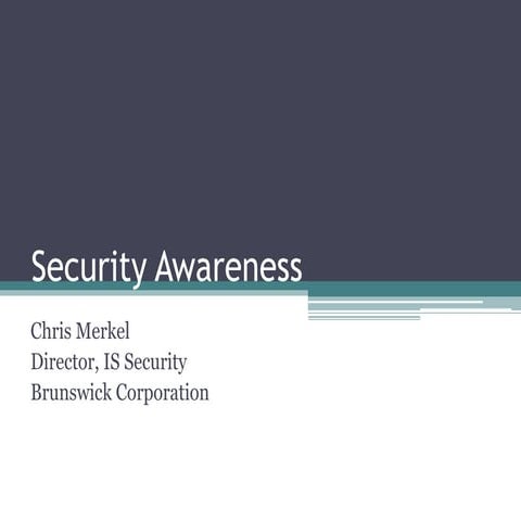 Cyber Security Awareness | PDF