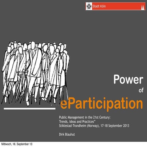 2013 09-03 participatory budgeting cologne | PDF