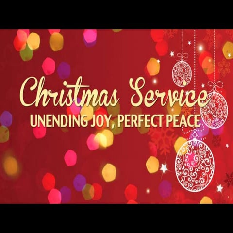 Unending Joy, Perfect Peace | PPTX