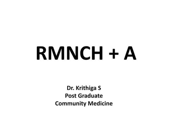 Rmnch+a | PPT