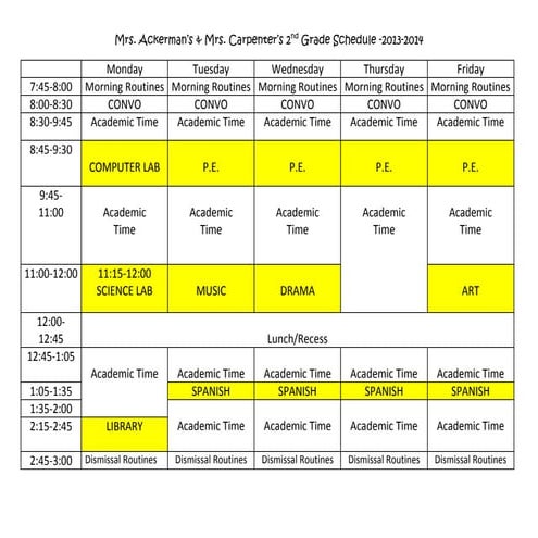 Mc kenna schedule 16 17 | PDF
