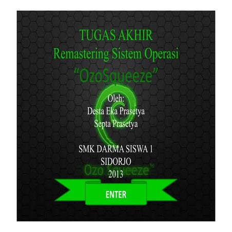 2013-9. Remastering Sistem Operasi ozo squeeze | PDF