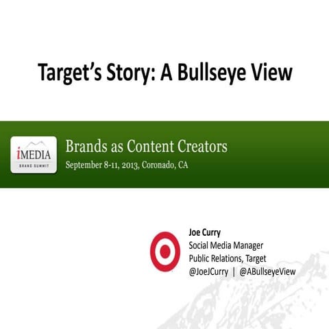 Case Study: "Target's Story: A Bullseye View" | PPTX