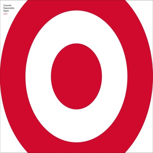 Target 2013 Corporate Responsibility Report | PPT
