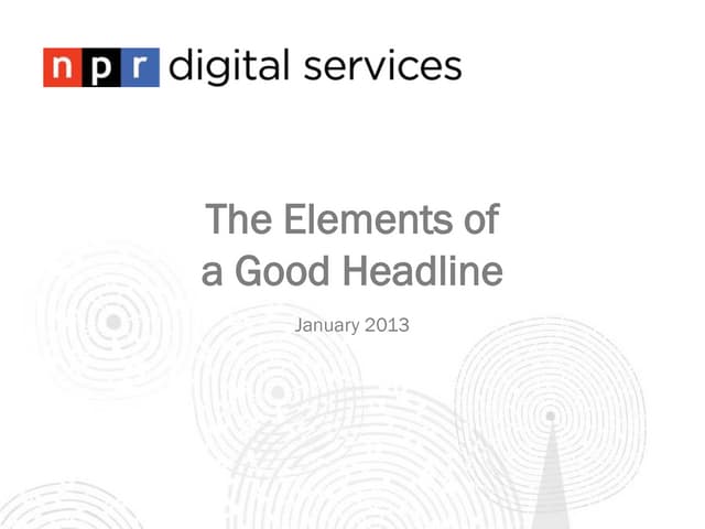 Rewrite a news story lead writing exercise | PDF