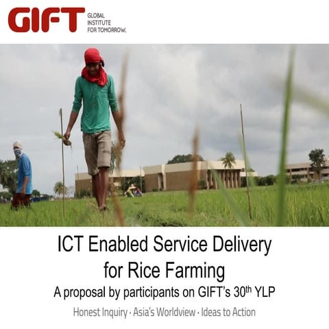 Rice Crop Manager: Innovative ICT Approach for Food Security | PDF
