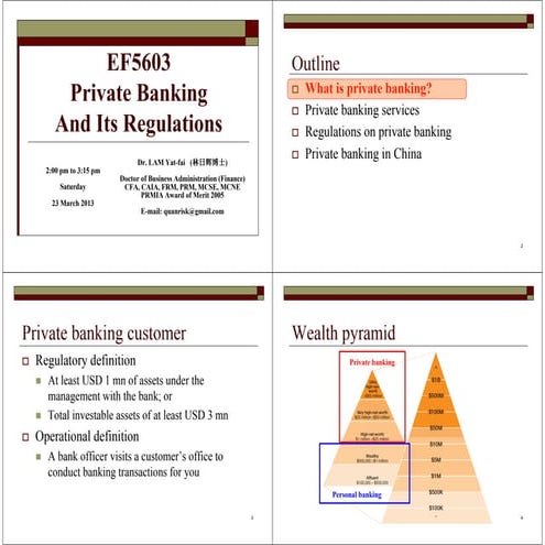 Definition Of Private Banking - Understand what It Is | PPTX