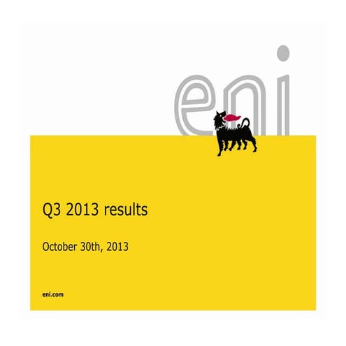 2013 Third Quarter Results | PPT