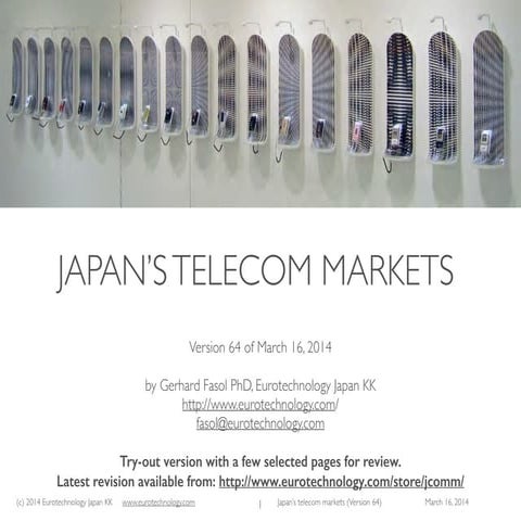 Japan's telecommunication markets | PPT