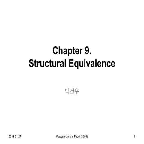 Social Network Analysis Methods And Applications Chapter 9 Pdf